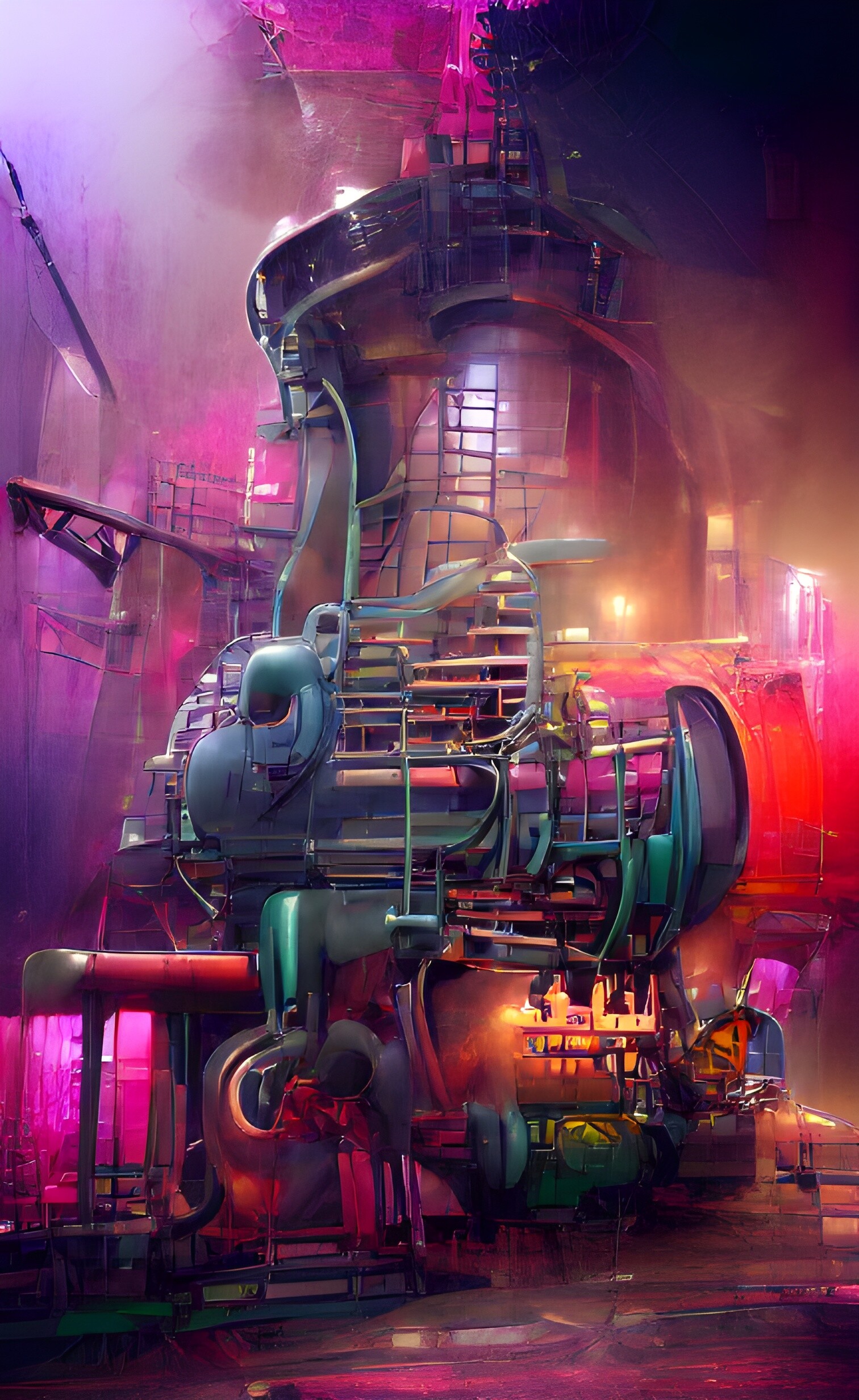 ArtStation - Industrial engine | Artworks