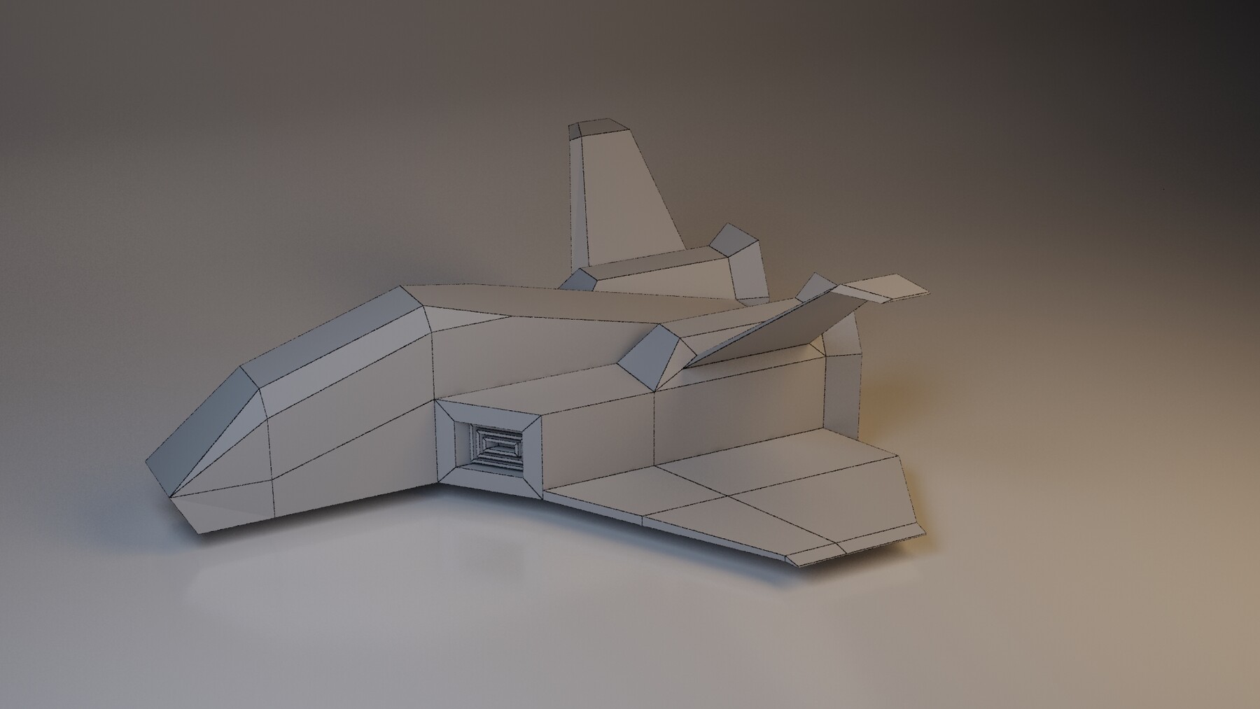 ArtStation - Spaceship low-poly Toy Low-poly | Game Assets