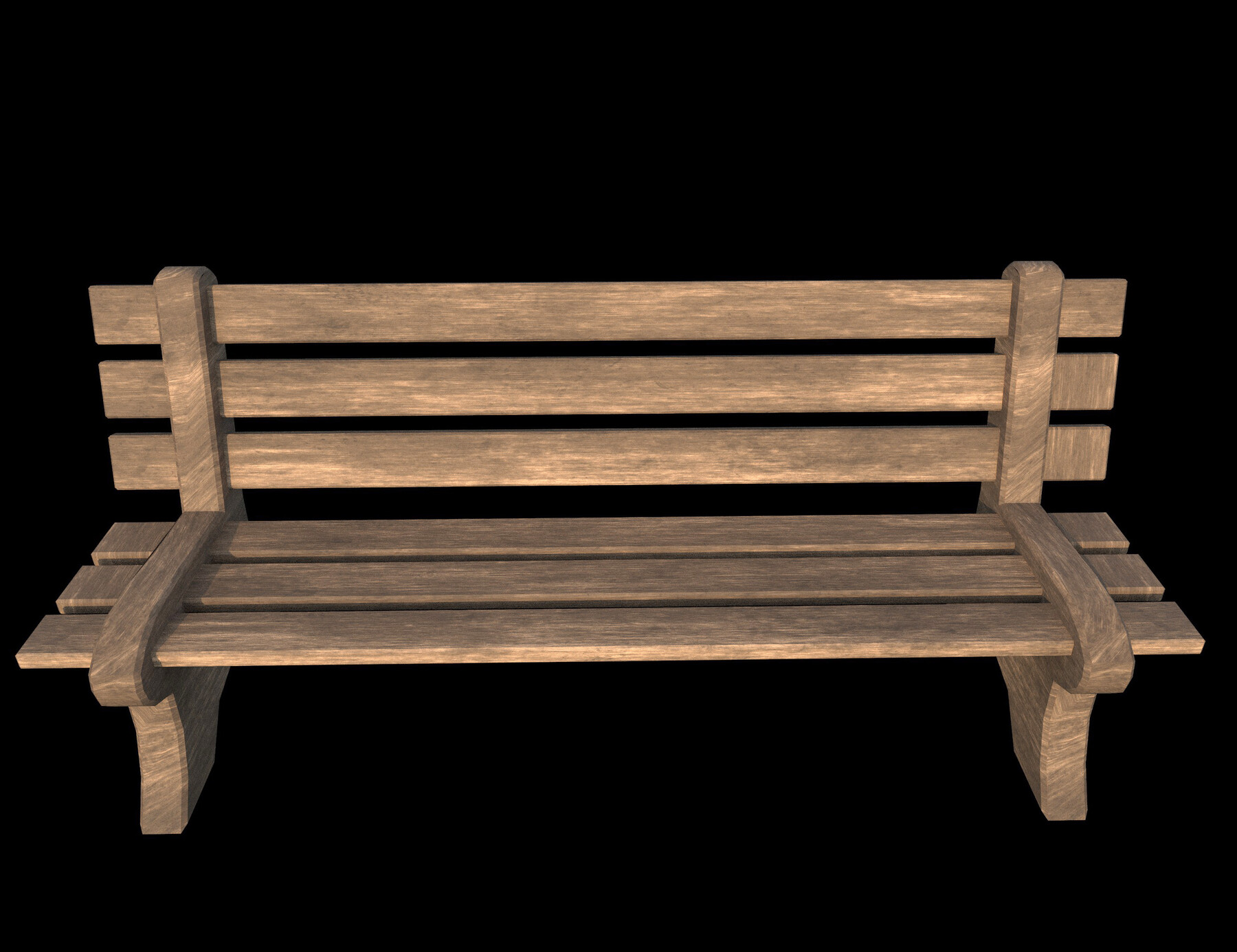 ArtStation - Bench - PBR - Textured | Game Assets