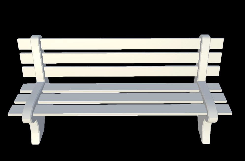 ArtStation - Bench | Game Assets