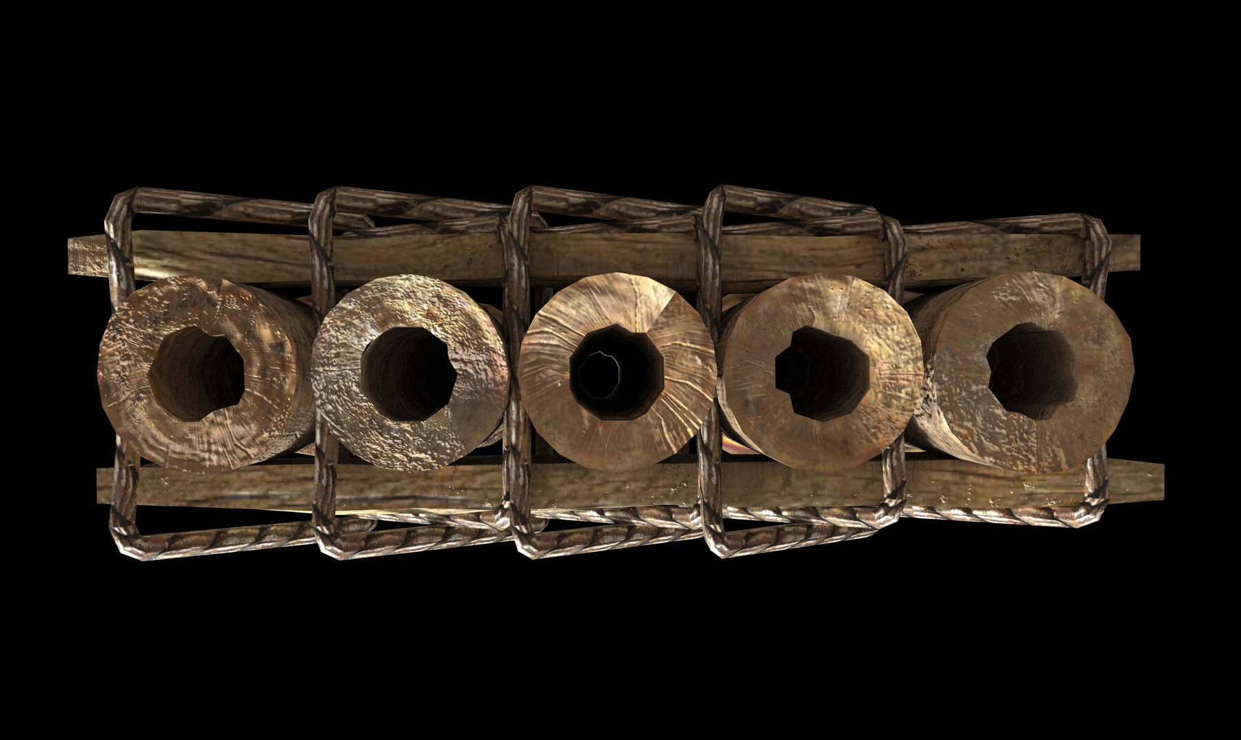 ArtStation - Pan Flute - PBR - Textured | Game Assets