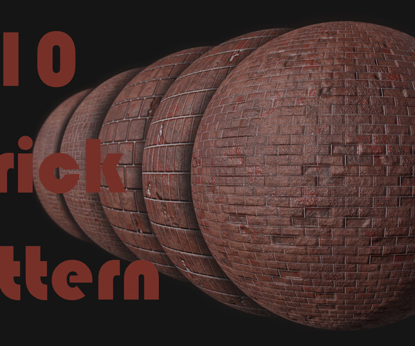 ArtStation - 10 Brick Basic Pattern | Resources