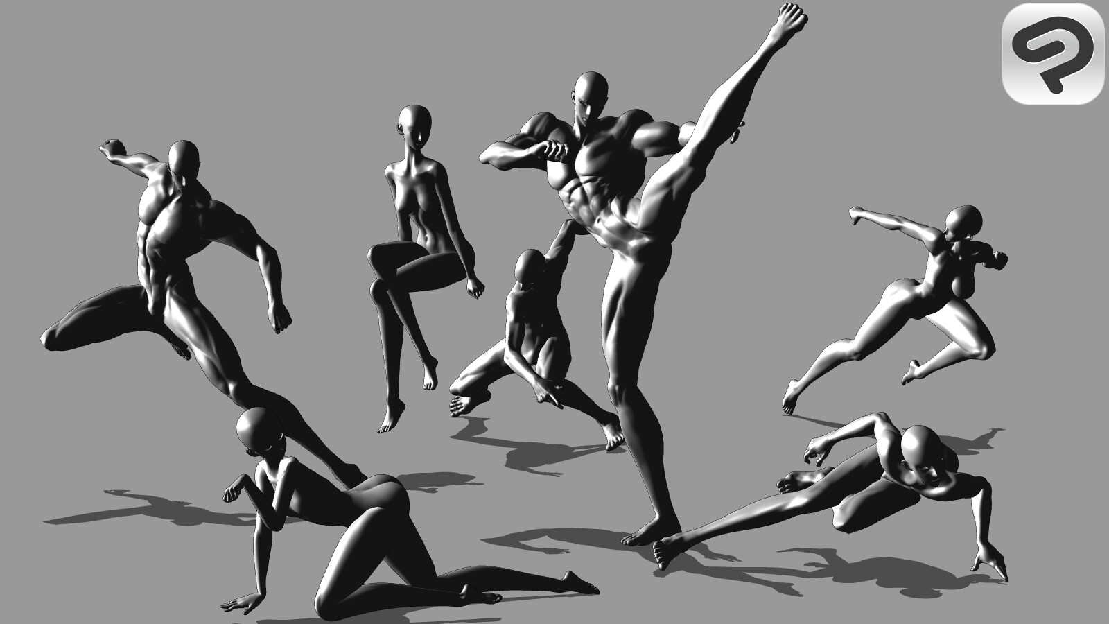 ArtStation - Clip studio model set | Resources