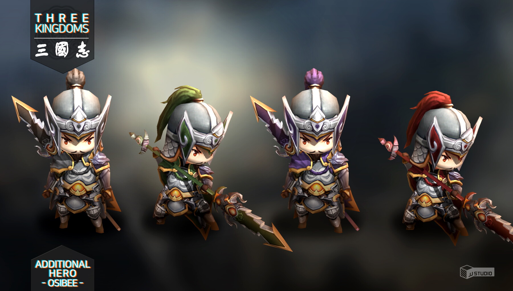 ArtStation - Three kingdoms - Additional Hero Osibee | Game Assets