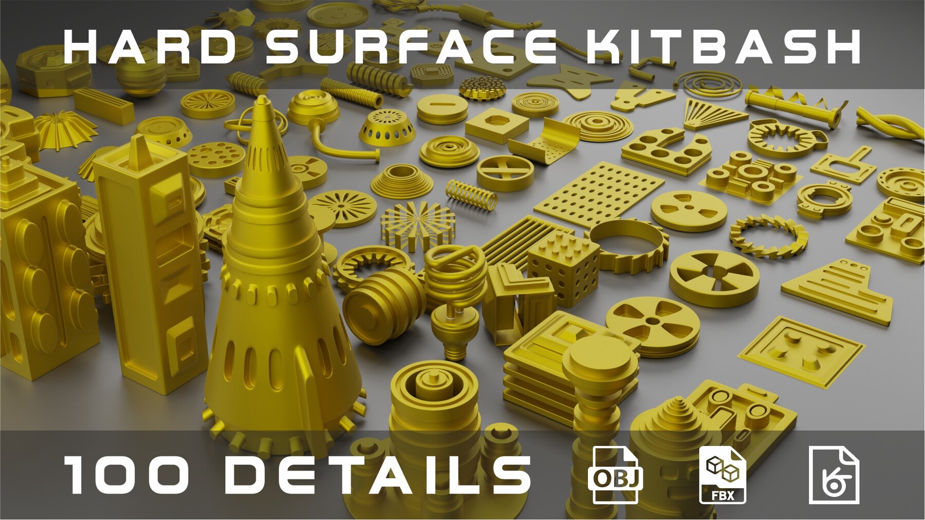 ArtStation - Sci-fi hard surface kitbash | Resources