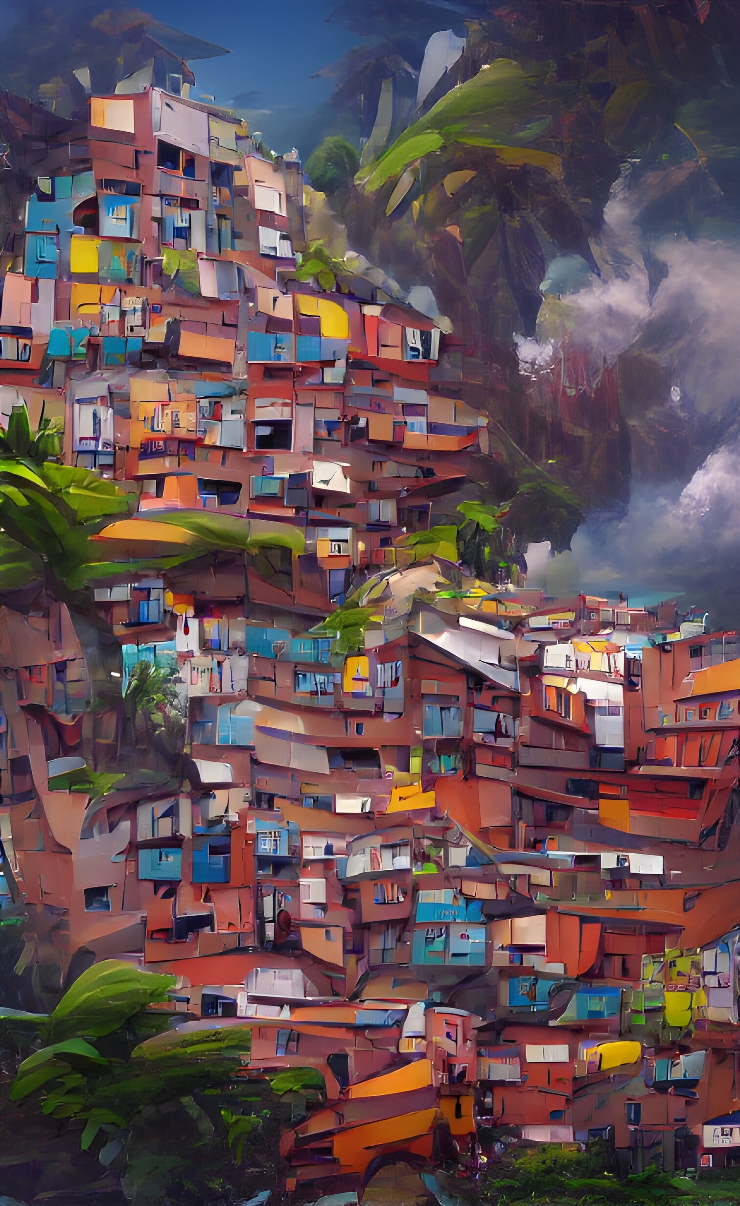 ArtStation - Favelas Rio 480 image jpg pack | Game Assets