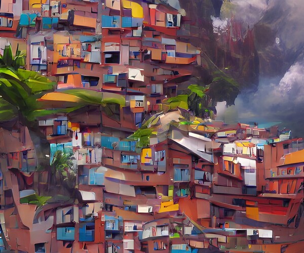 ArtStation - Favelas Rio 480 image jpg pack | Game Assets