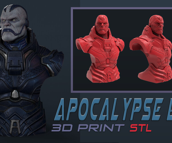 ArtStation - Apocalypse bust 3D print | Resources