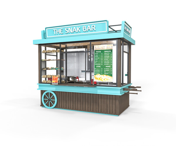 ArtStation - Snack Bar | Resources