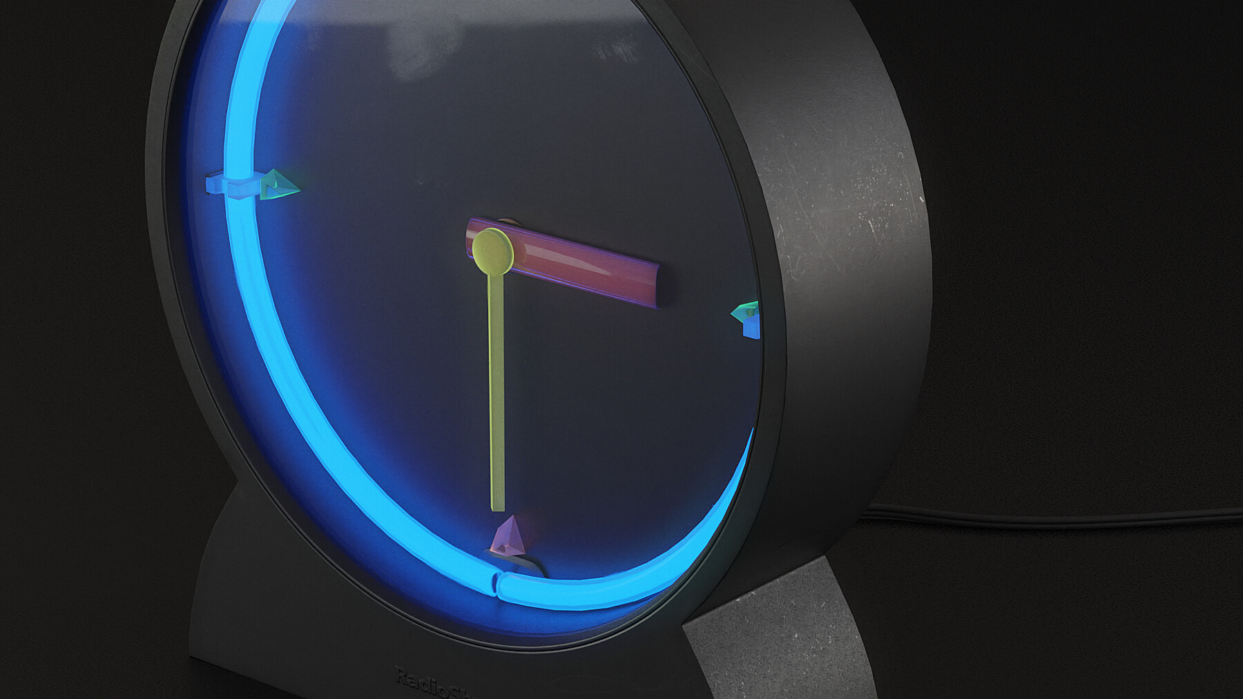 ArtStation - Neon Clock | Resources