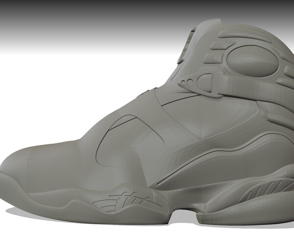 ArtStation - NIKE AIR JORDAN 8 SHOES low-poly | Game Assets