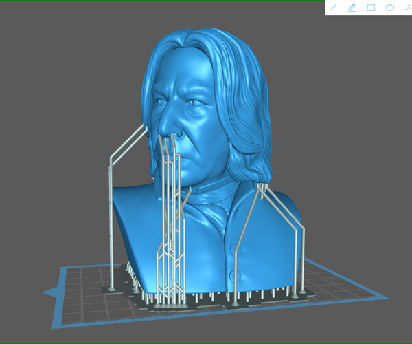 ArtStation - Severus Snape from Harry Potter (bust updated for 3d print ...
