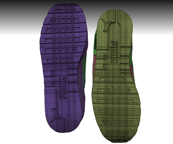 ArtStation - PUMA RX 727 SHOES low-poly | Game Assets