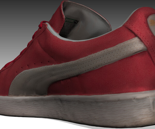 ArtStation - PUMA SUEDE CLASSIC SHOES low-poly | Game Assets