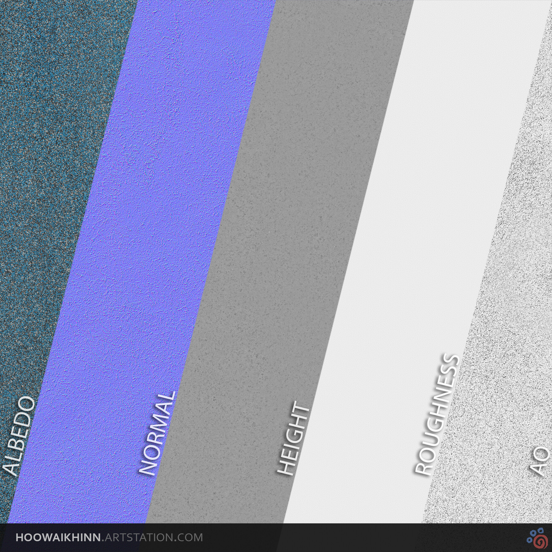 ArtStation - Rubber Pavement (001) - Photogrammetry Material | Resources