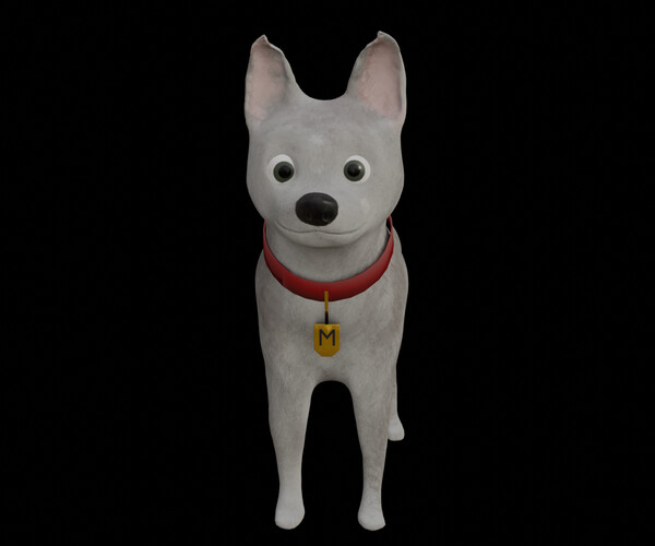 ArtStation - White Dog | Game Assets
