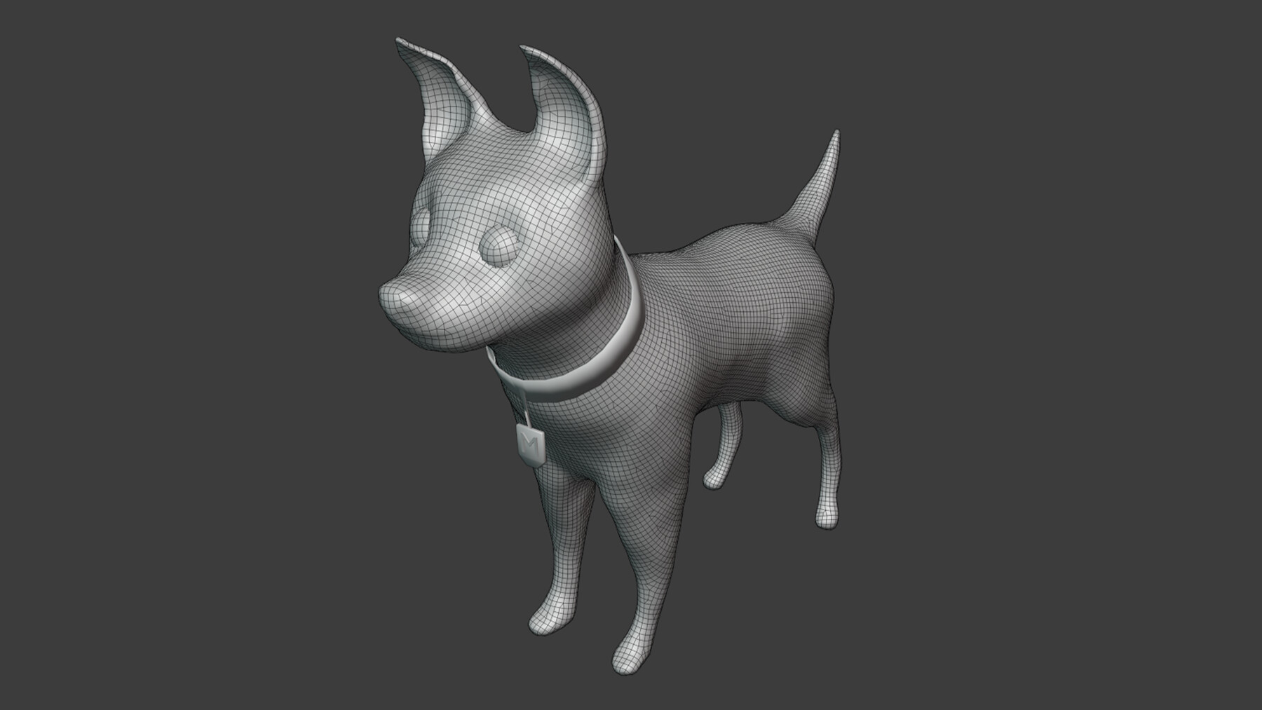 ArtStation - White Dog | Game Assets