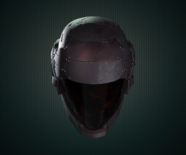 ArtStation - printable sci-fi helmet art 3D print model and gameready ...