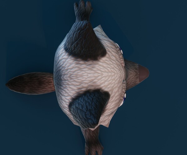 ArtStation - Cartoon Silver Fox 3D Model | Game Assets