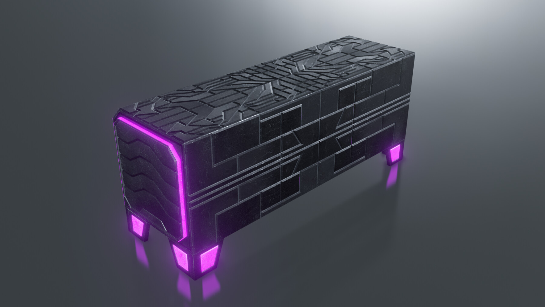 ArtStation - sci-fi table top gameready Low-poly 3D model | Resources