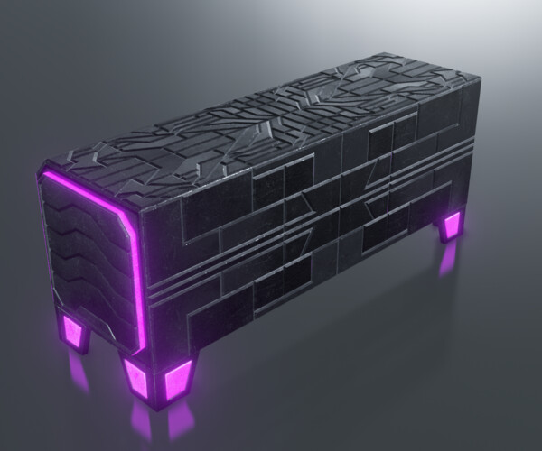 ArtStation - sci-fi table top gameready Low-poly 3D model | Resources