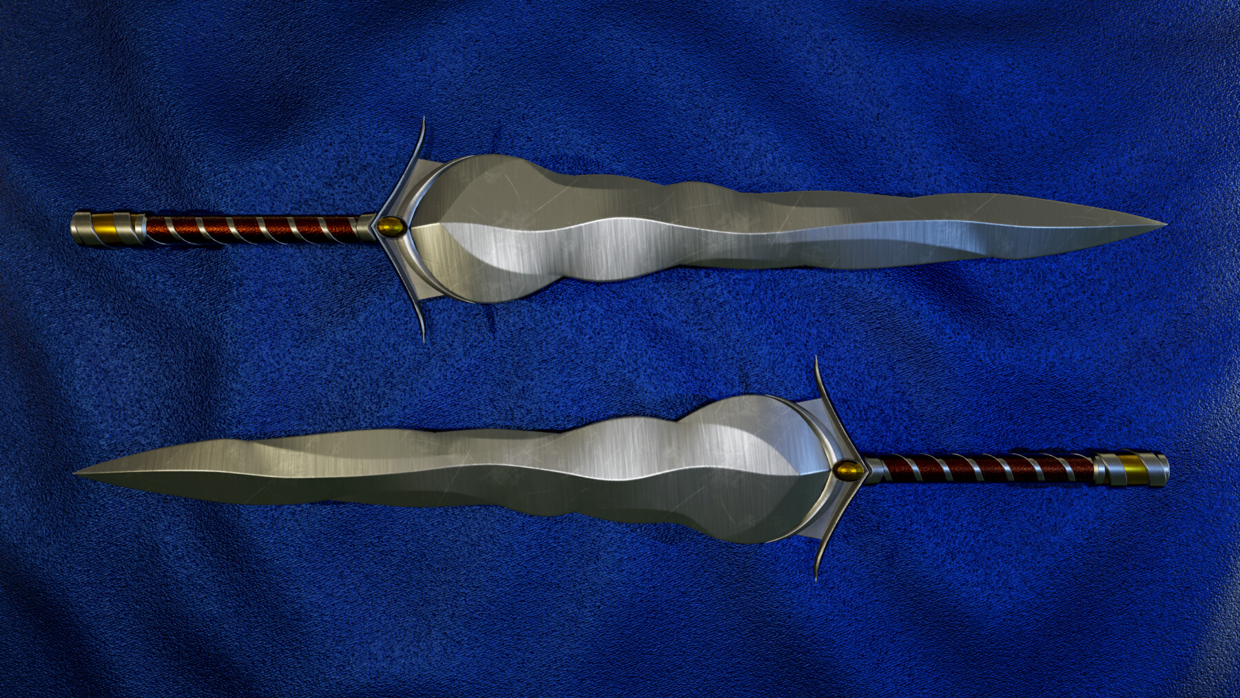 ArtStation - 3D Low-Poly Model - Sword Wave | Game Assets