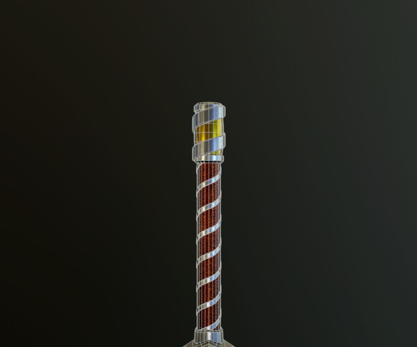 ArtStation - 3D Low-Poly Model - Sword Wave | Game Assets