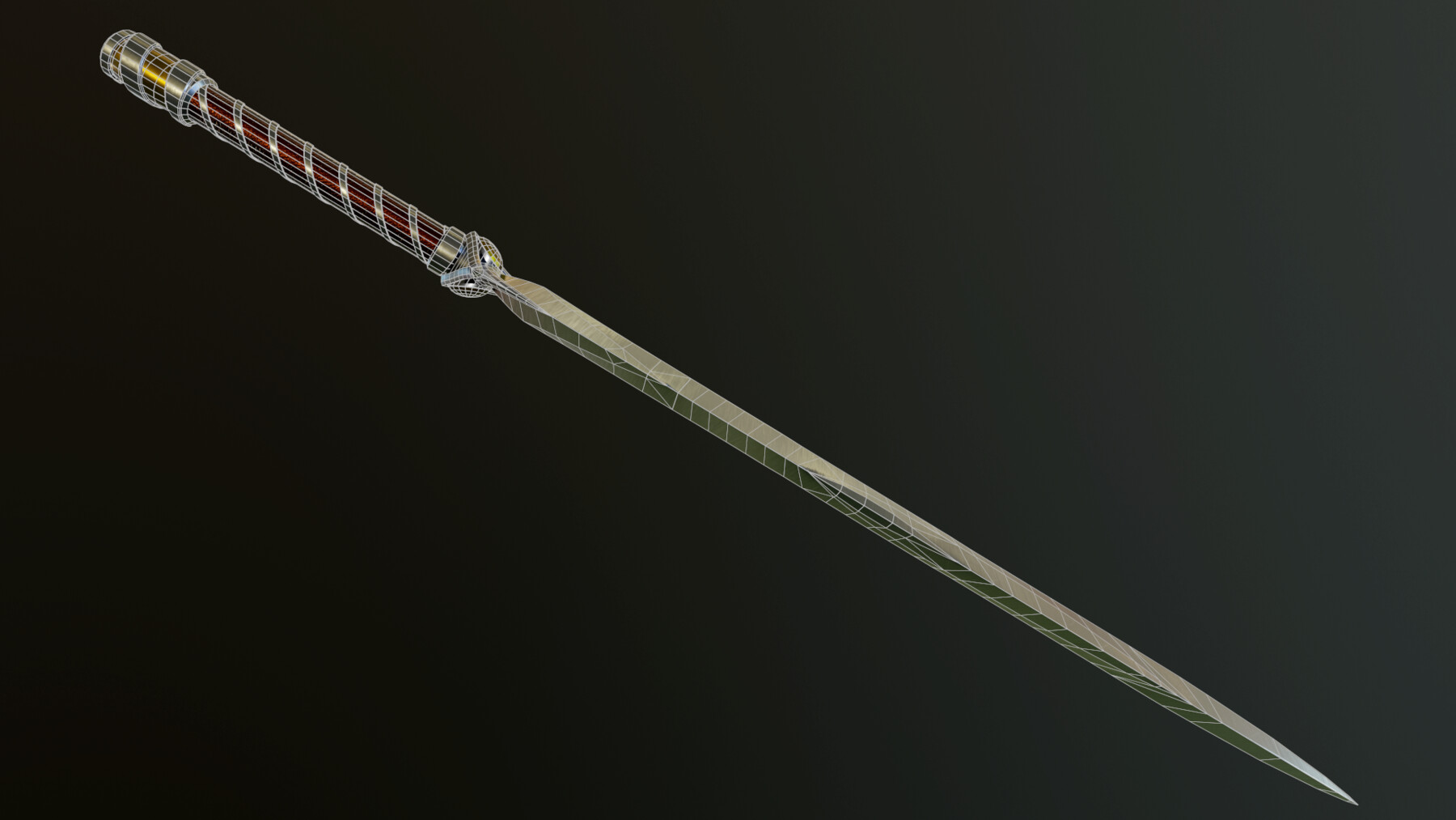 ArtStation - 3D Low-Poly Model - Sword Wave | Game Assets
