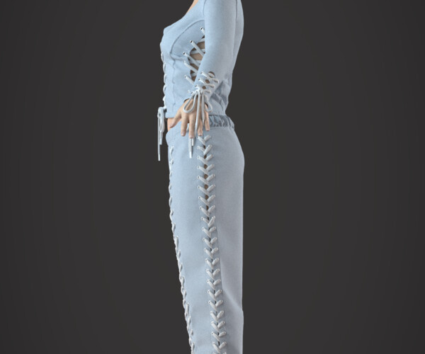 ArtStation - Laced Tracksuit | Game Assets