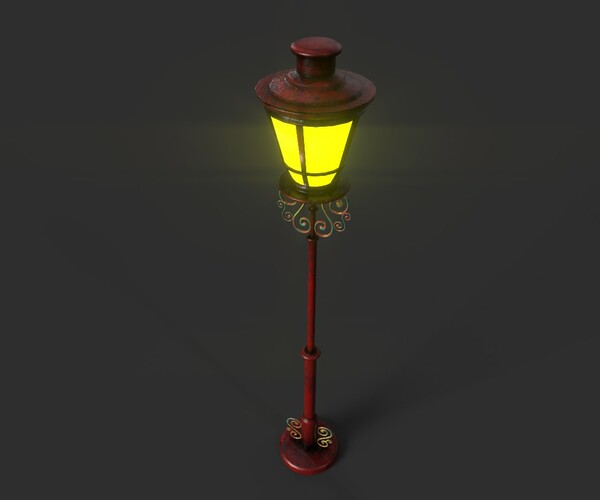 ArtStation - Street Lamp 18 | Game Assets