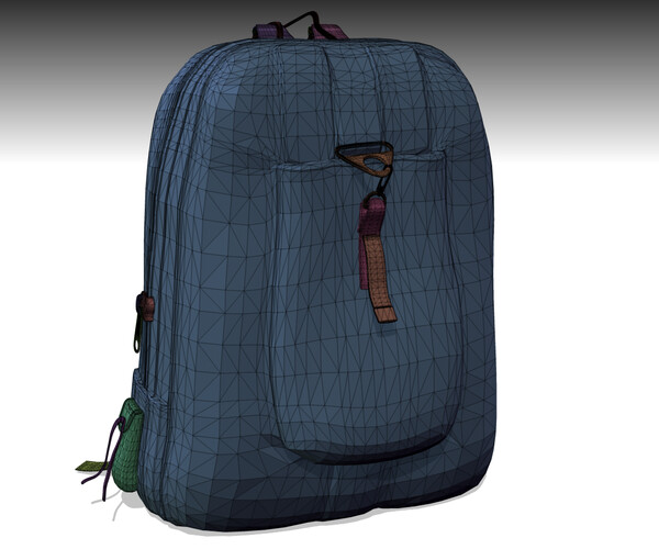 ArtStation - HERON PRESTON BACKPACK low-poly | Game Assets