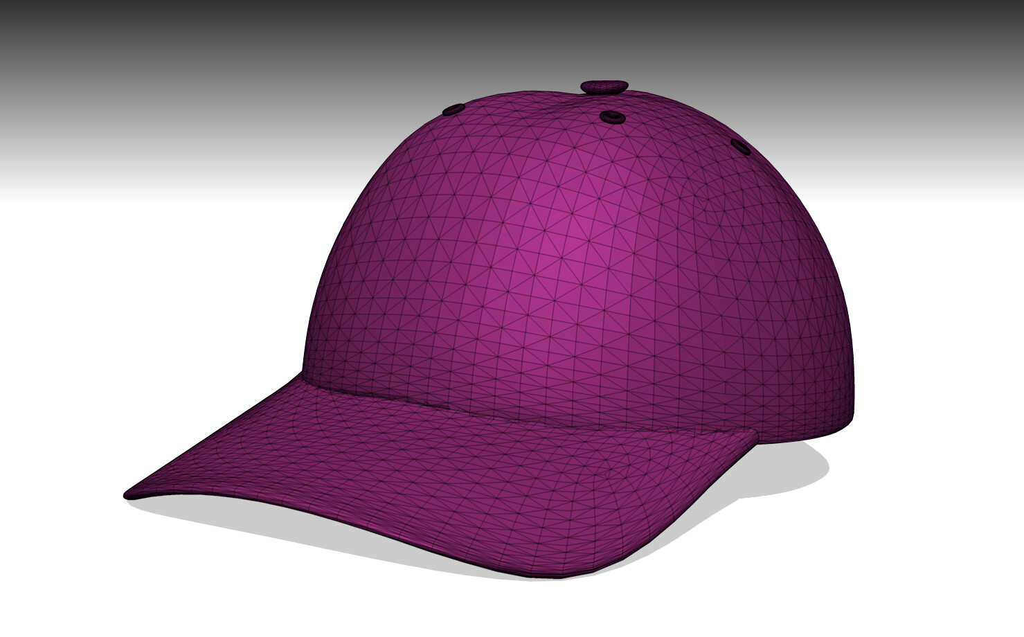ArtStation - CONVERSE BASEBALL CAP low-poly | Game Assets