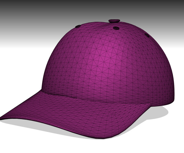 ArtStation - CONVERSE BASEBALL CAP low-poly | Game Assets