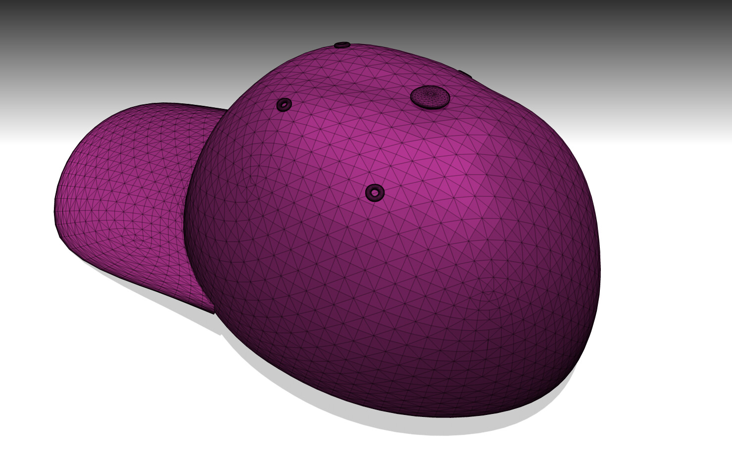 ArtStation - CONVERSE BASEBALL CAP low-poly | Game Assets