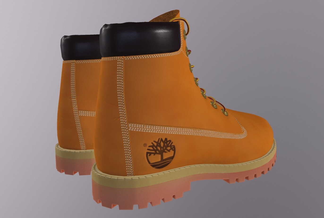 ArtStation - TIMBERLAND SHOES low-poly | Game Assets