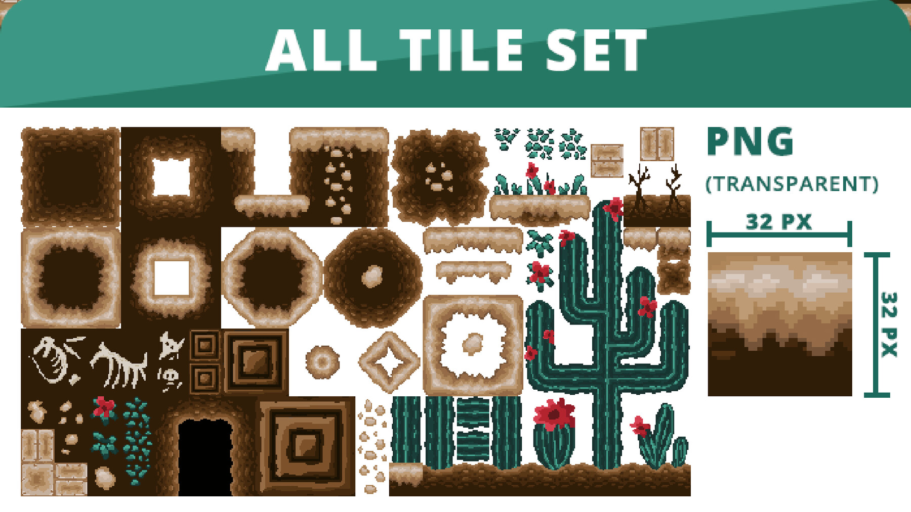 ArtStation - PLATFORMER 4 DESERT | Game Assets