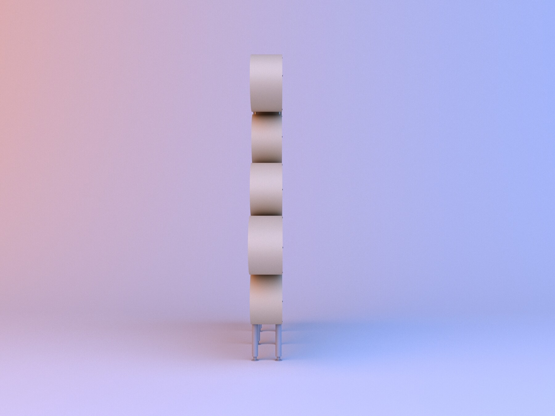 ArtStation - Wavy Shelves Cupboard | Game Assets