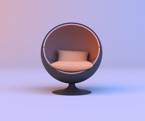 ArtStation - Awesome Sphere chair | Game Assets