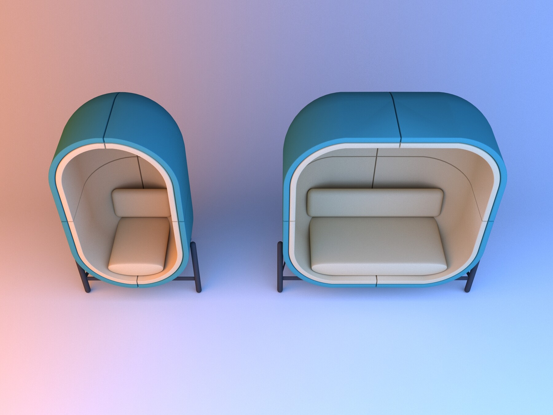 ArtStation - Capsule Office Furniture | Game Assets