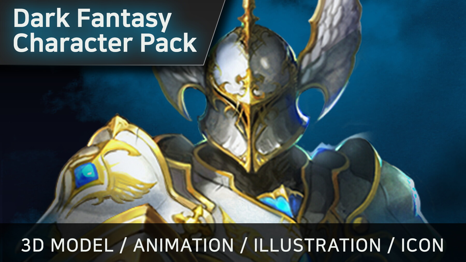 ArtStation - Dark Fantasy Character pack - Guardian | Game Assets