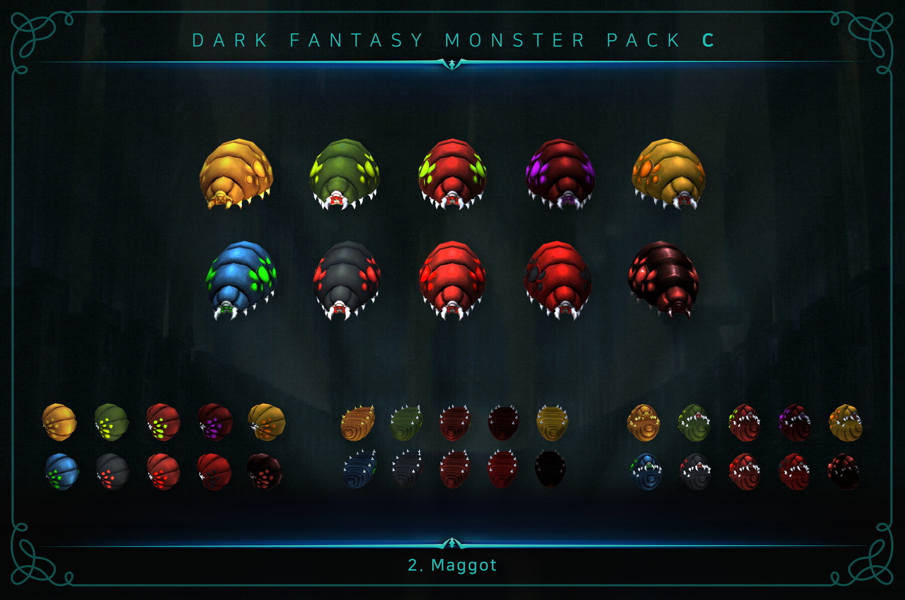 ArtStation - Dark Fantasy Monster Pack C | Resources
