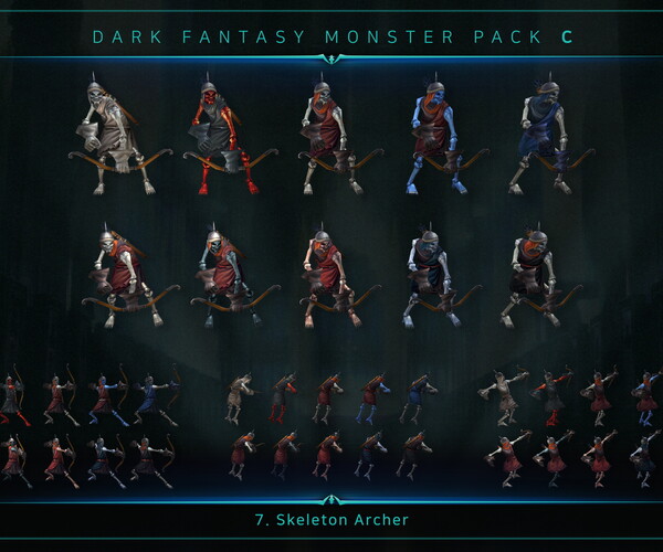 ArtStation - Dark Fantasy Monster Pack C | Resources
