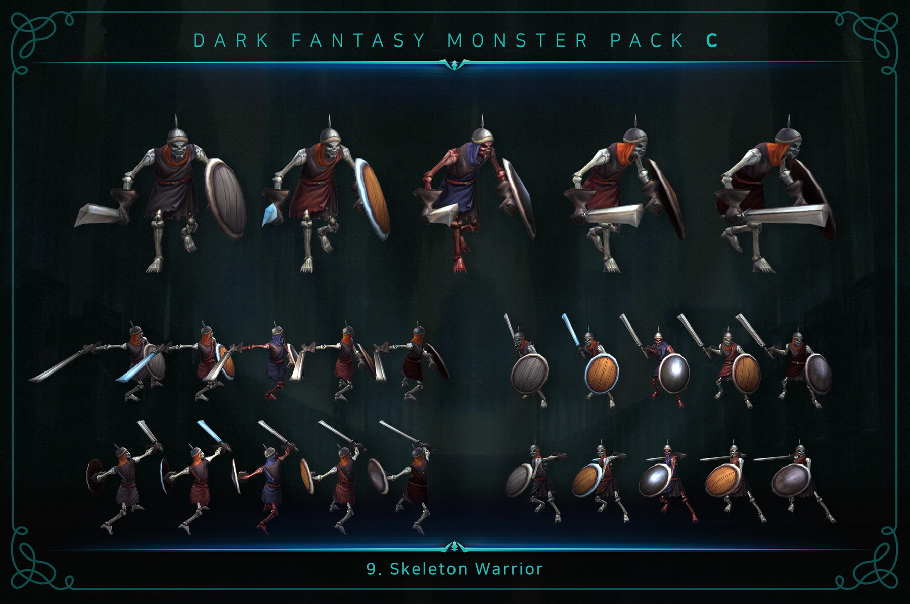 ArtStation - Dark Fantasy Monster Pack C | Resources