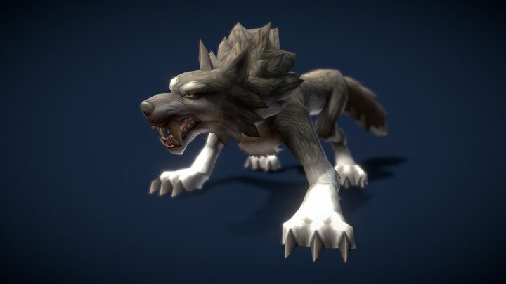 ArtStation - Casual RPG Monster - 26 Wolf | Game Assets