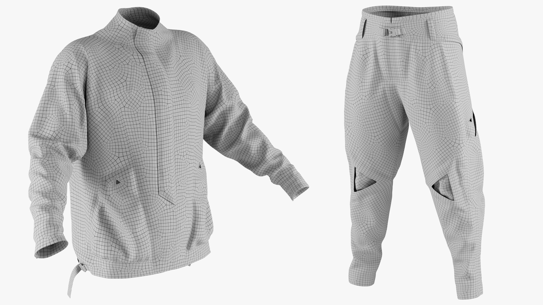 ArtStation - tech wear outfit j | Game Assets