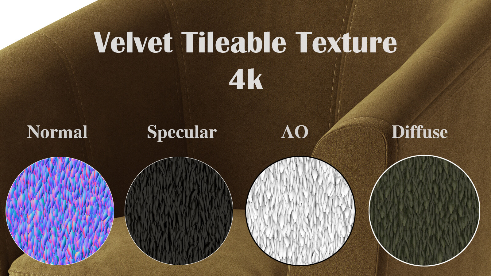ArtStation - Velvet tileable texture -4k | Resources