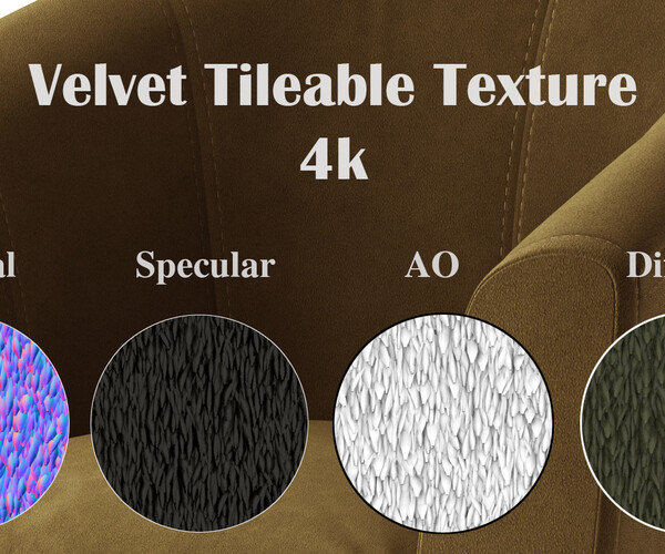ArtStation - Velvet tileable texture -4k | Resources