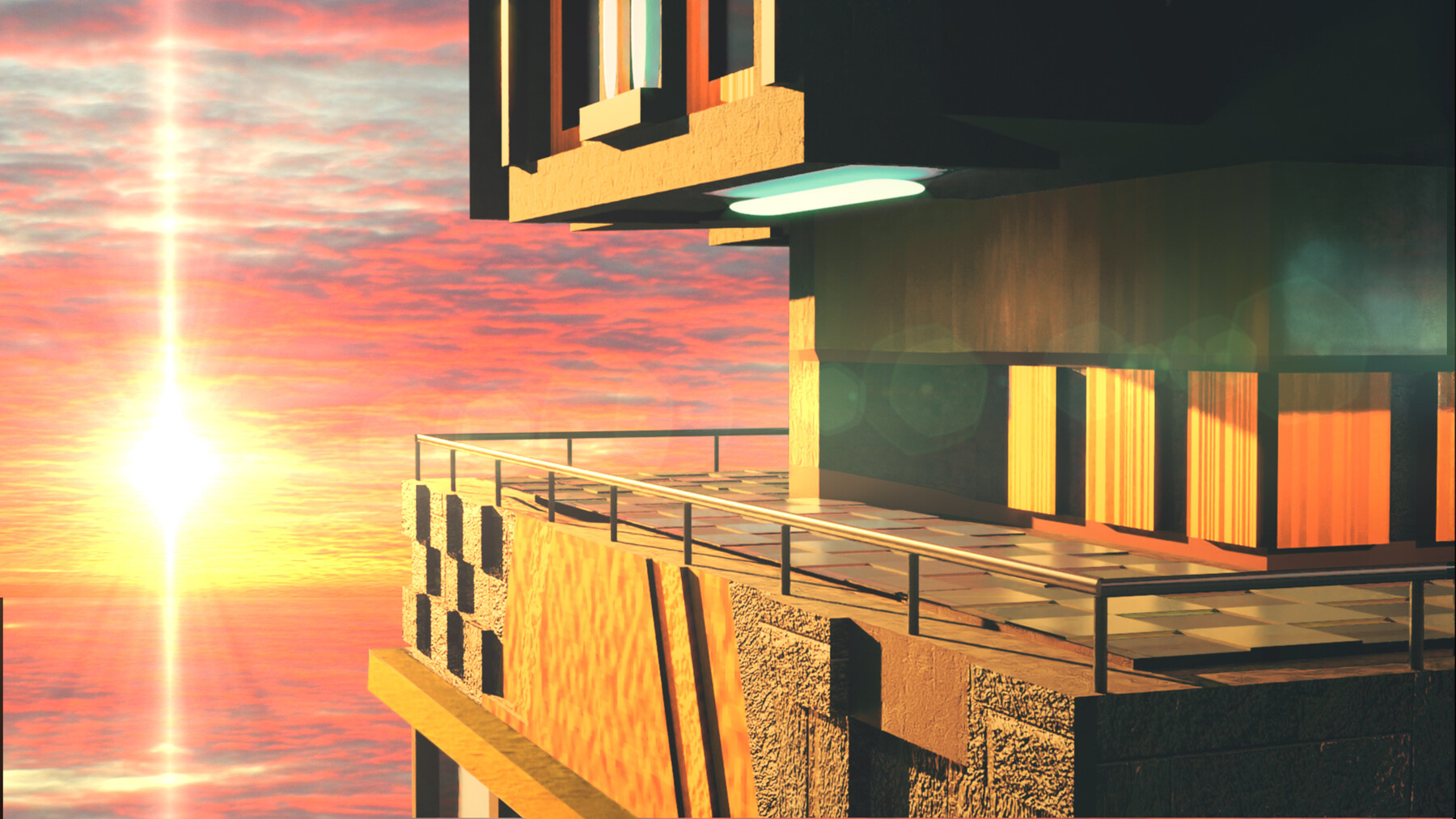 ArtStation - Modern Cyberpunk Building | Resources