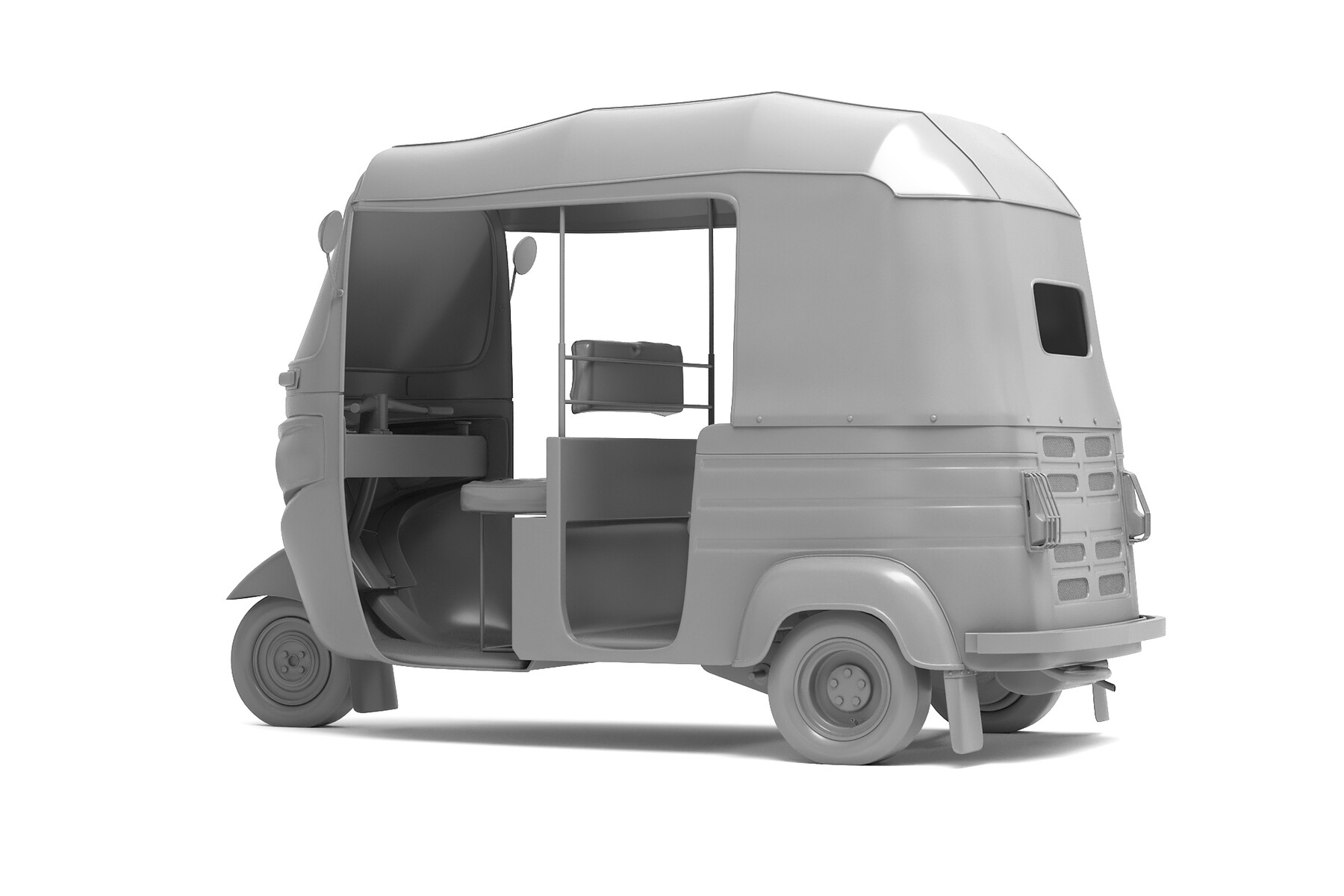 ArtStation - Auto Rickshaw Mini Taxi "Yellow" | Resources