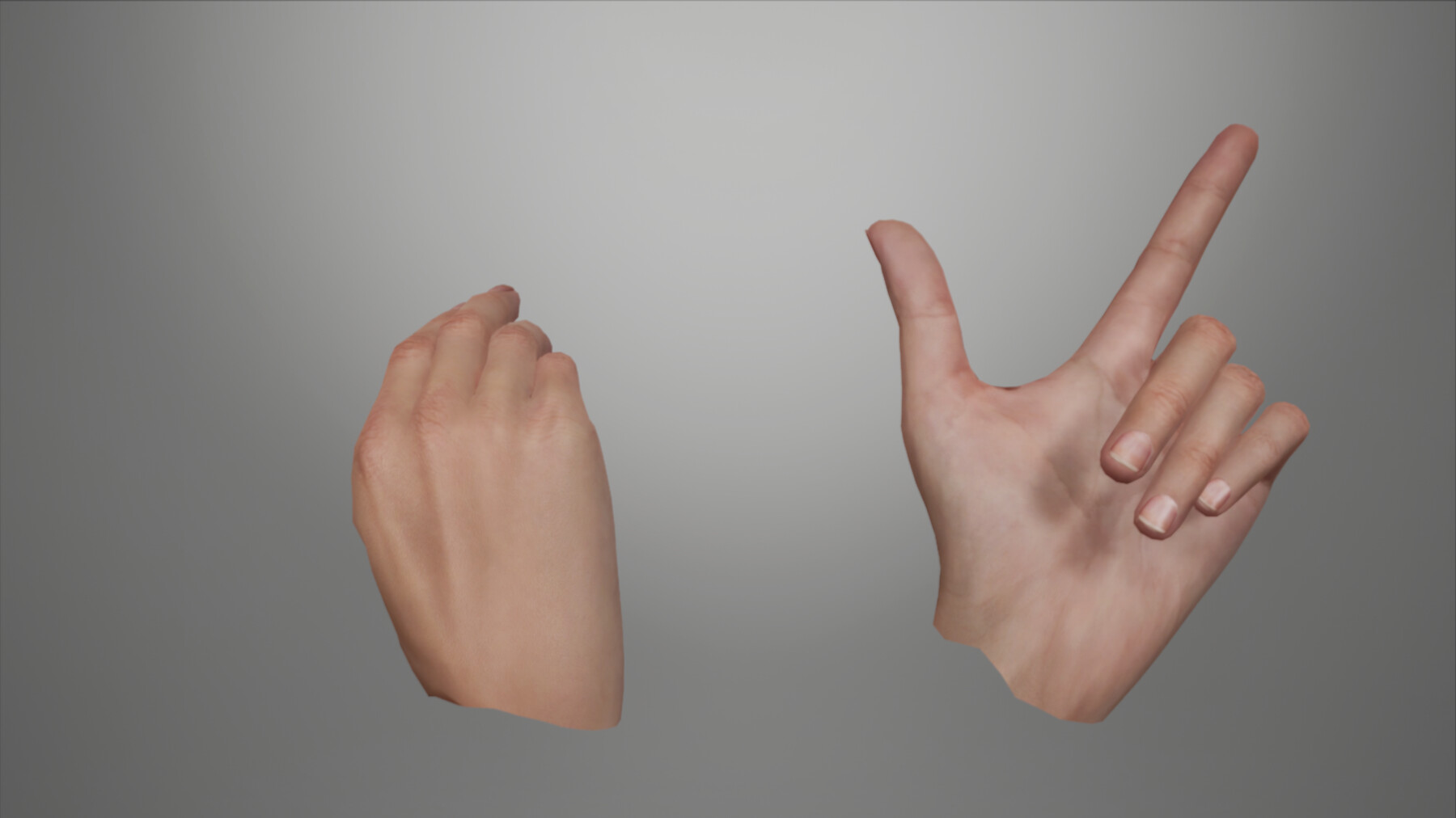 ArtStation - Realistic Hand VR Low poly model | Game Assets